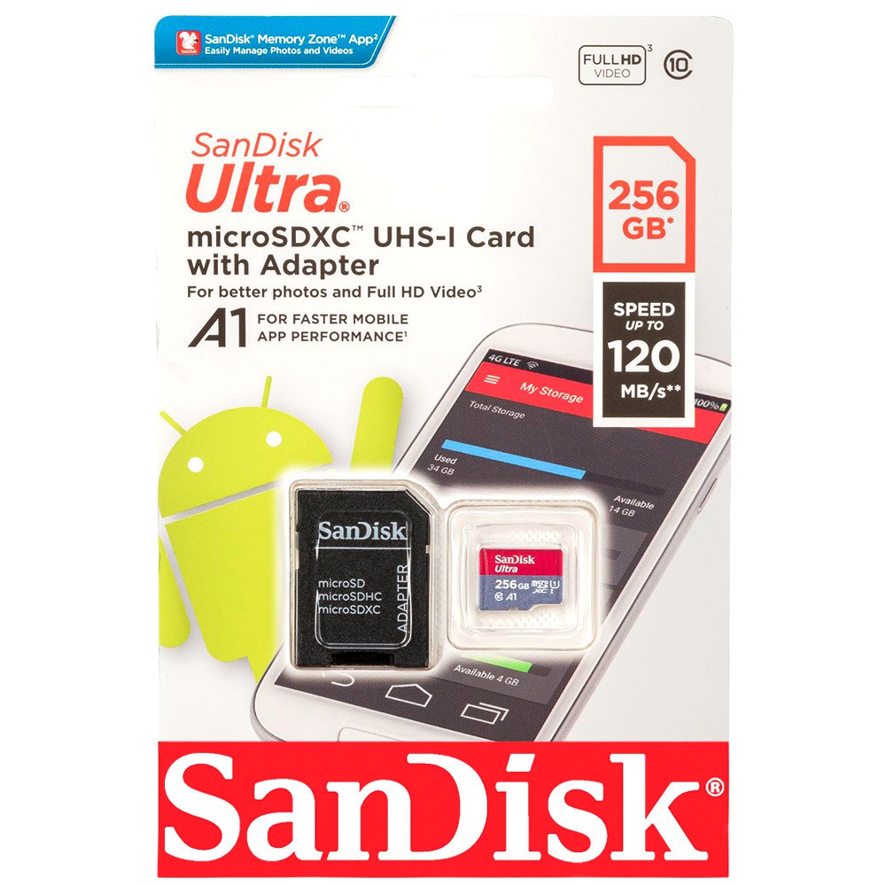 SANDISK ULTRA MEMORY CARD UP TO 130MB/s