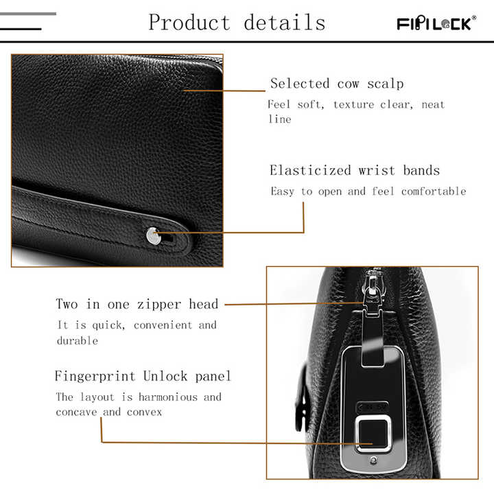 FINGERPRINT MEN HANDBAG – Classic Phones