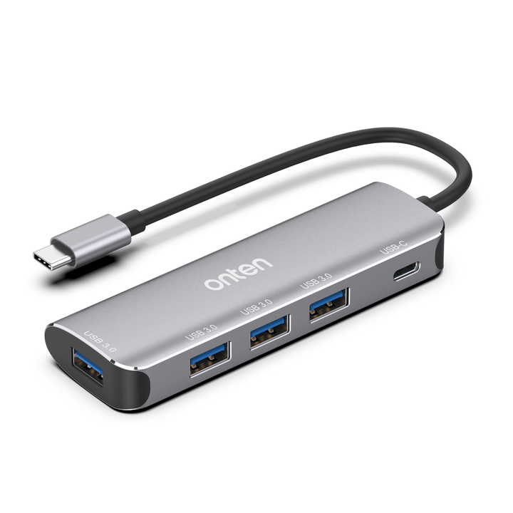 ONTEN USB C 4 PORT HUB WITH PD CHARGER – Classic Phones